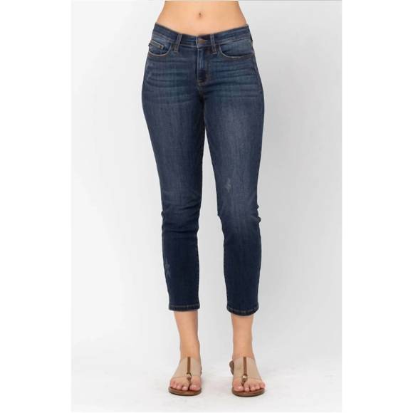 Judy Blue | Jeans | New Judy Blue Mid Rise Cropped Relaxed Fit Denim ...